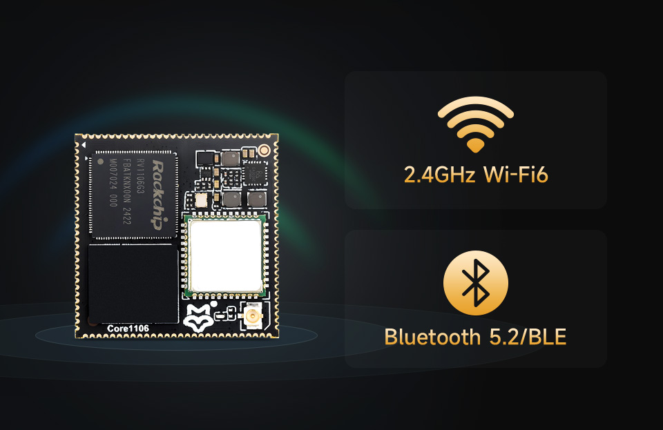 Luckfox Core1106 Core Board Based On Rockchip RV1106 Chip, 8GB eMMC ...